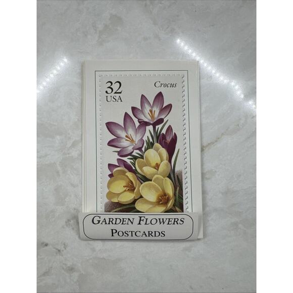 Other | Vintage Usps Winter Garden Flower Postcards Rare Stamp Design ...